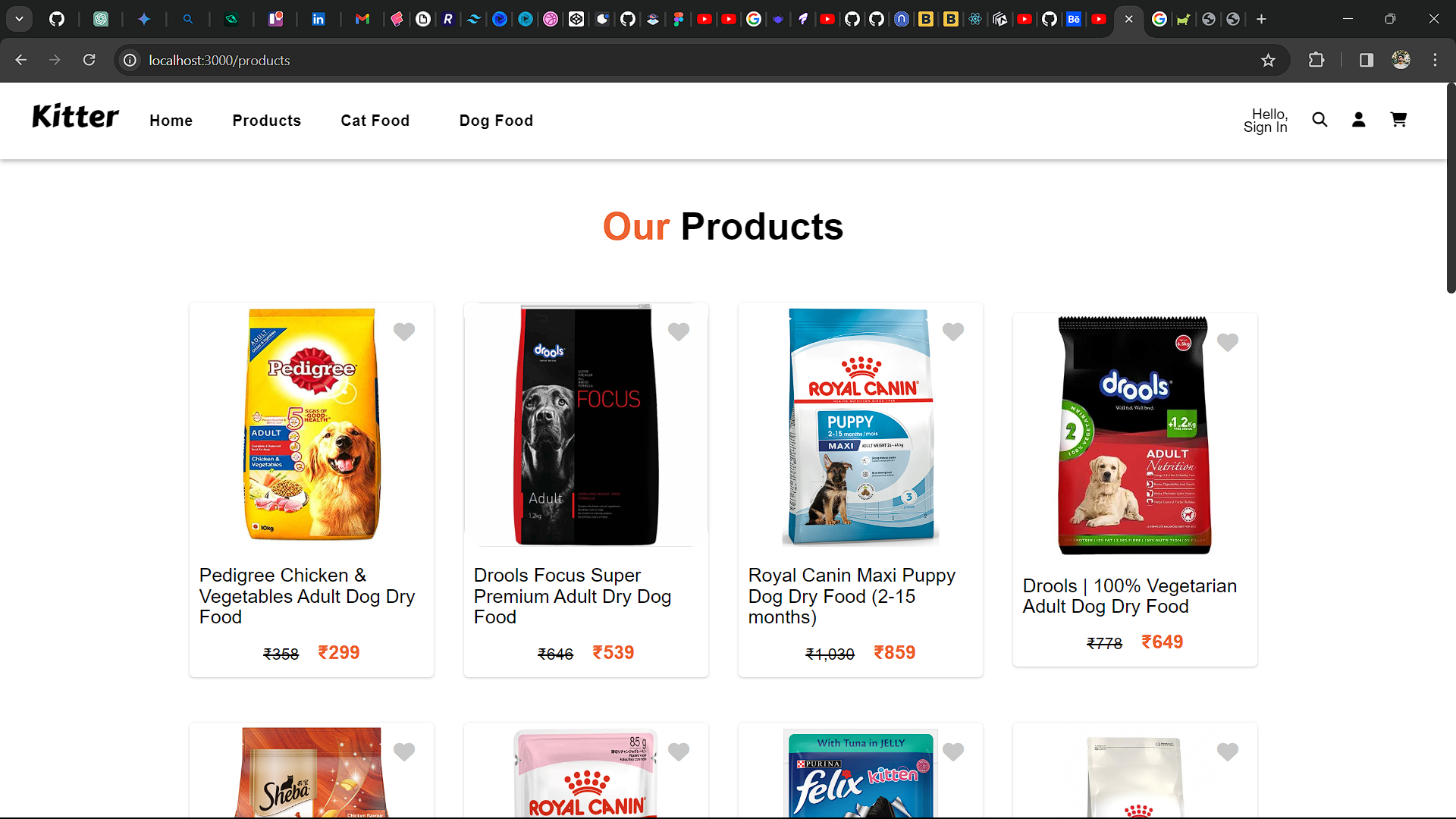 GitHub - saleek-pa/MERN-PetFood-Ecommerce: Pet Food E-Commerce website with MERN Stack. Client ...